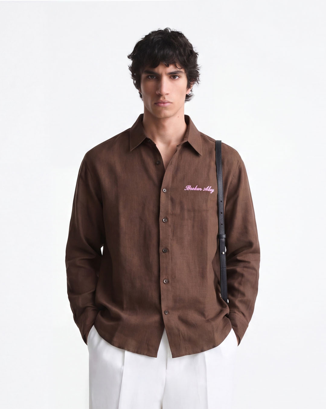 CHOCOLATE FUGE LINEN/COTTON SHIRT – Broken Alley